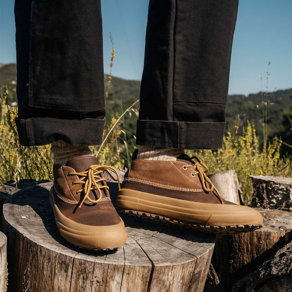 Mens - Carson 3 Eye Boot - Bourbon – SeaVees