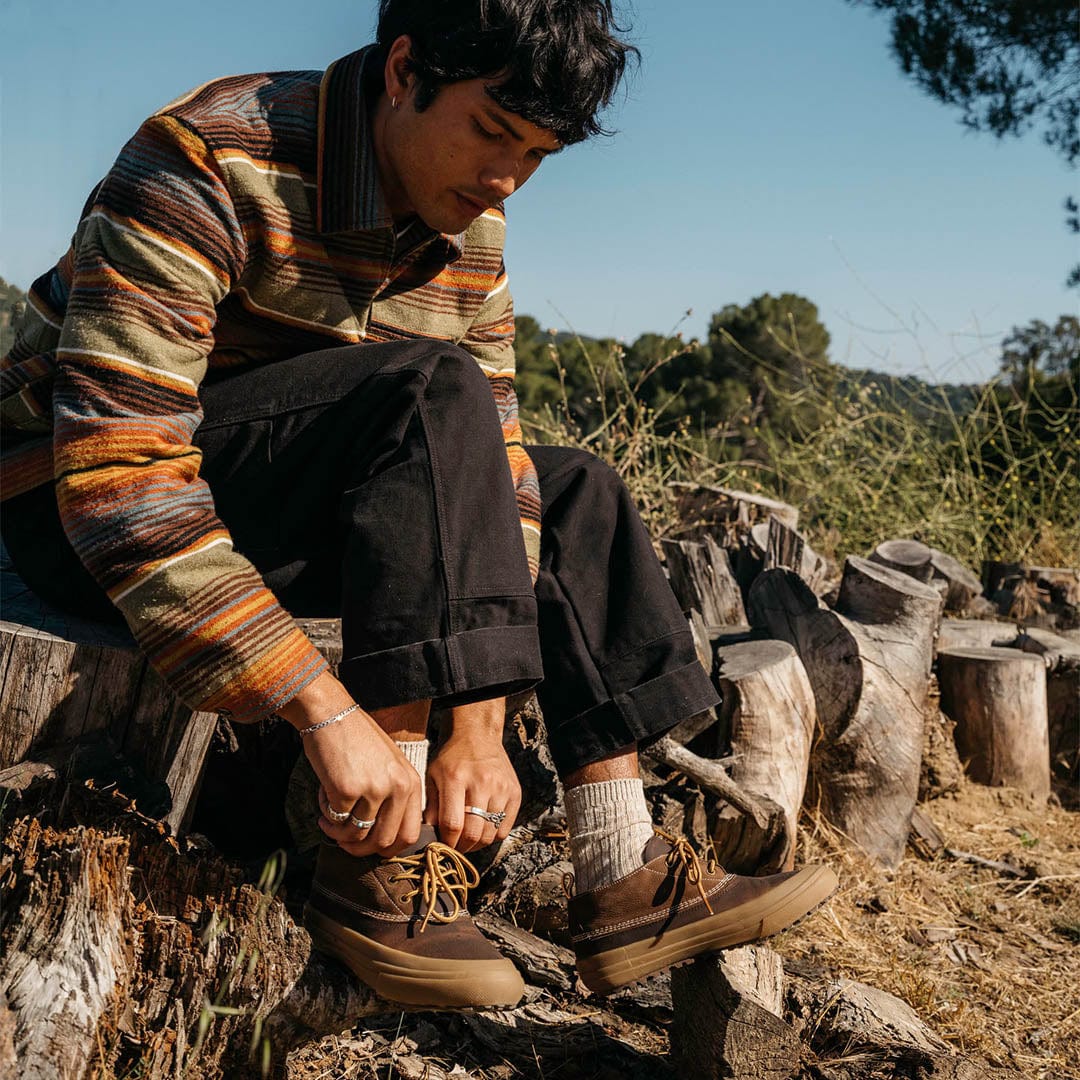 Mens - Carson 3 Eye Boot - Bourbon – SeaVees