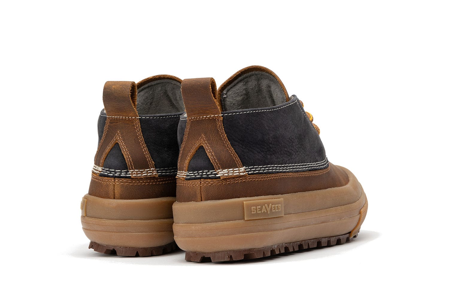 Womens - Carson 3 Eye Boot - Peacoat Navy/Bark – SeaVees