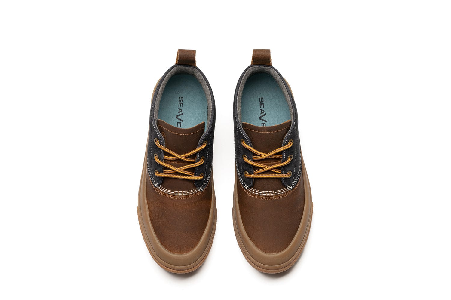 Womens - Carson 3 Eye Boot - Peacoat Navy/Bark – SeaVees