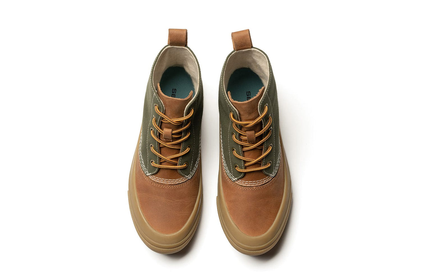 Womens - Cascade Range Boot - Cashew/Olive – SeaVees