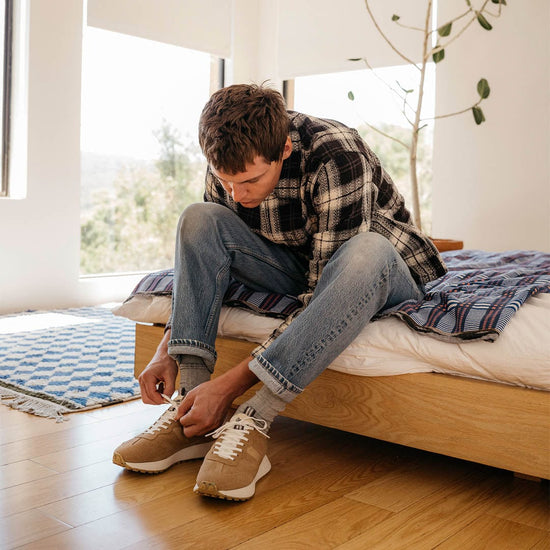 Mens - Acorn Trainer - Tan – SeaVees