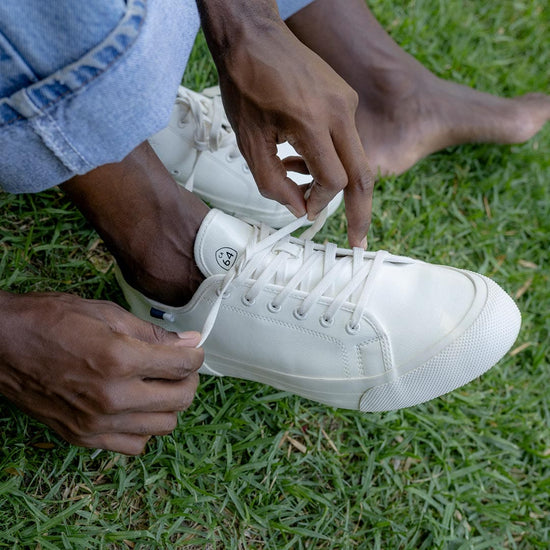 Mens - SeaChange LTT - White Corn Leather – SeaVees
